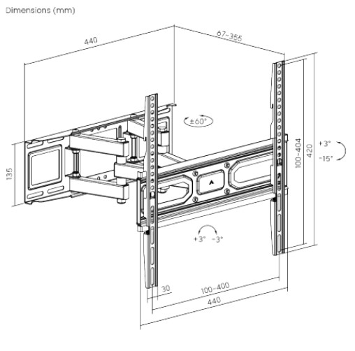 Brateck TV Bracket - Top Choice
