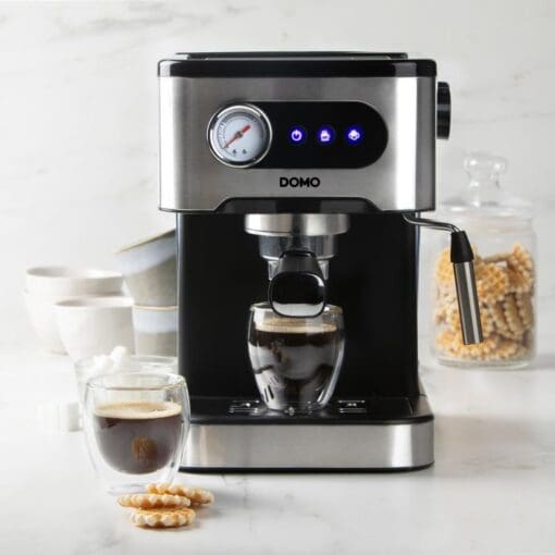 Domo Espresso Machine with Pressure Gauge - Top Choice