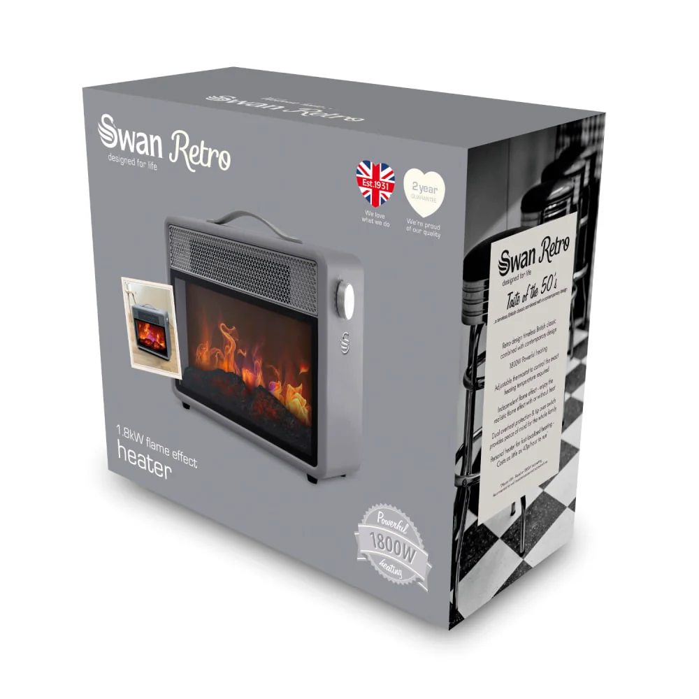 Swan Retro Flame Effect Heater - Top Choice