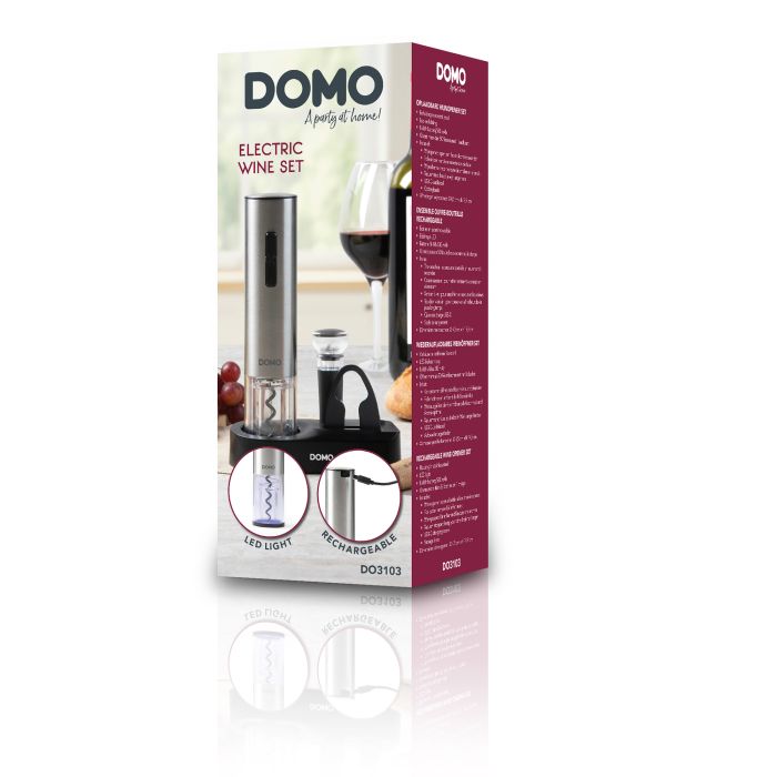Domo Rechargeable Wine Opener Set - Top Choice